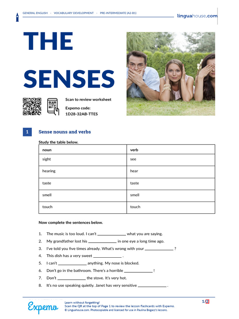 The Senses British English Student | PDF | Senses | Linguistic Typology