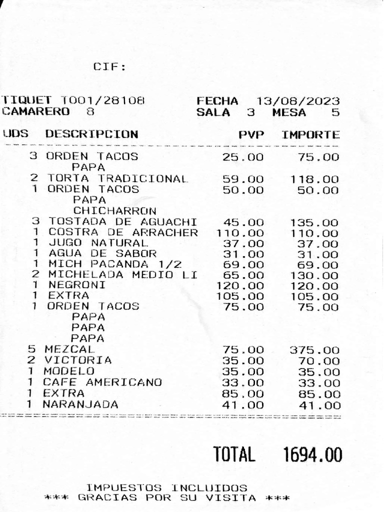 Receipt - 13 Ago 2023 - 15-08 | PDF