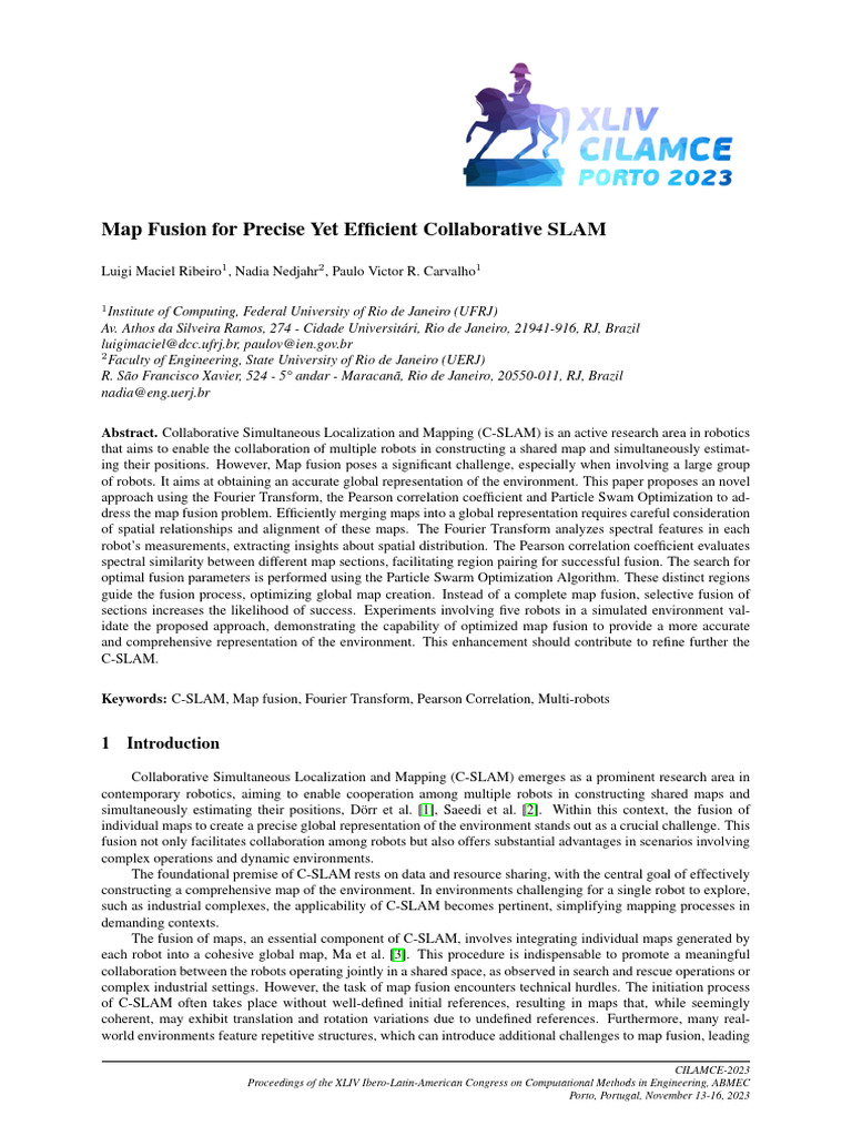 Map Fusion For Precise Yet Efficient Collaborative Slam Download Free Pdf Discrete Fourier 