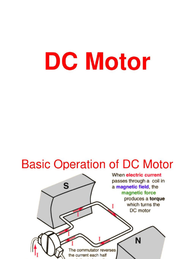 DC Motors | PDF