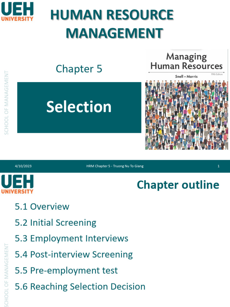 HRM Chapter 5 | PDF | Résumé | Human Resource Management