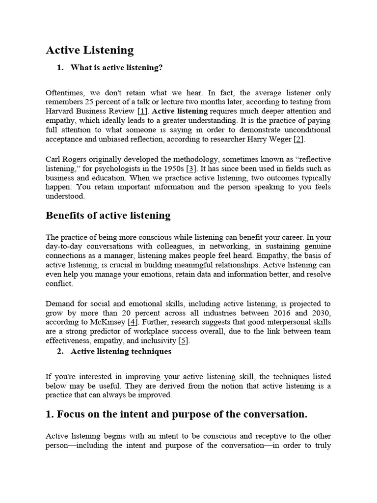 Effective and Ineffective Communication Techniques | PDF | Empathy ...