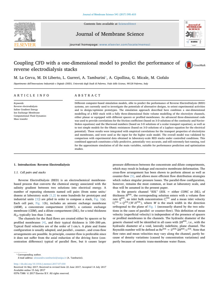 Coupling CFD With A One-Dimensional Model To Predict The Performance of | PDF | Computational ...