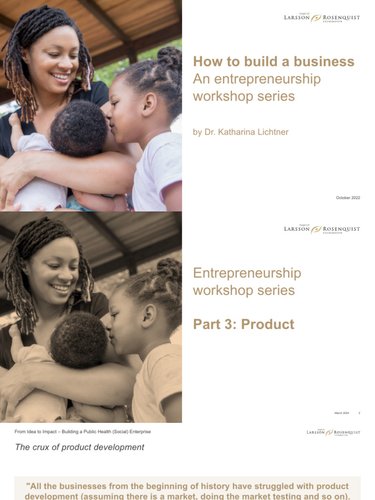 Entrepreneurship Workshop Product | PDF | Entrepreneurship | Innovation