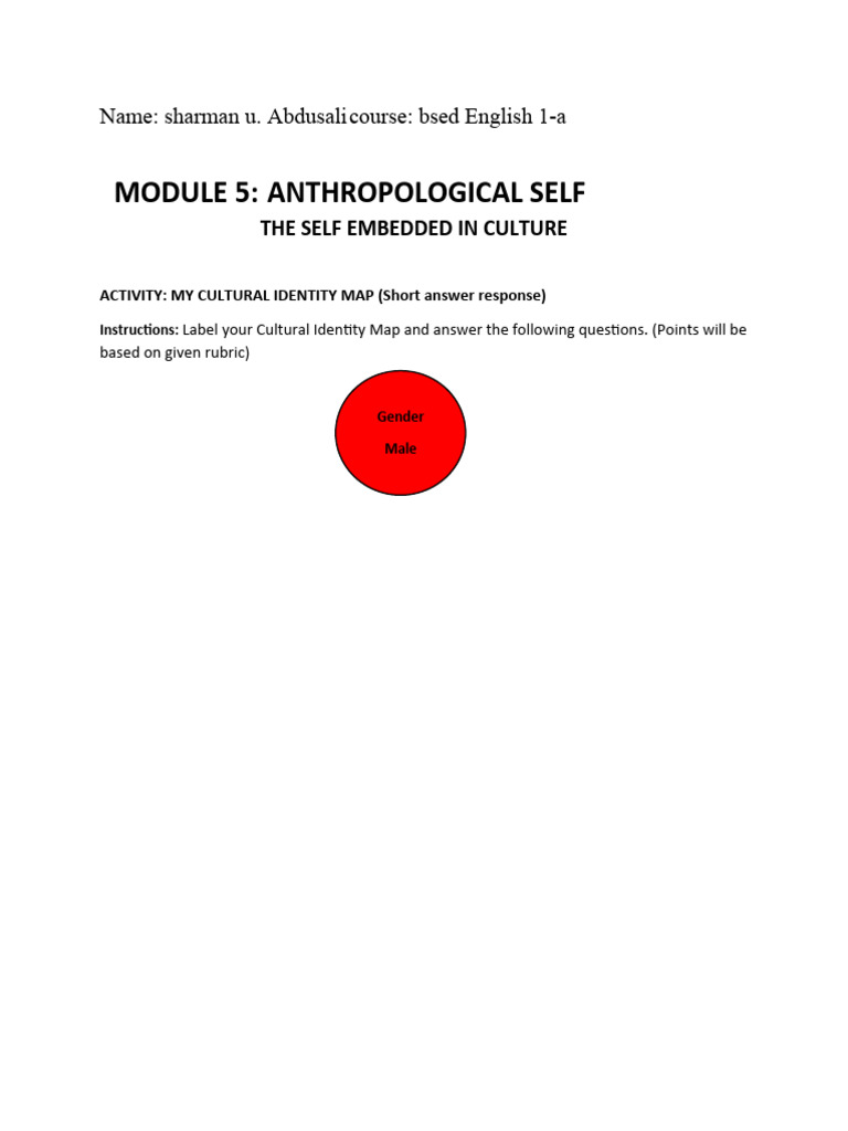 Cultural Identity and Self-Concept Analysis | PDF | Self Esteem | Psychological Concepts