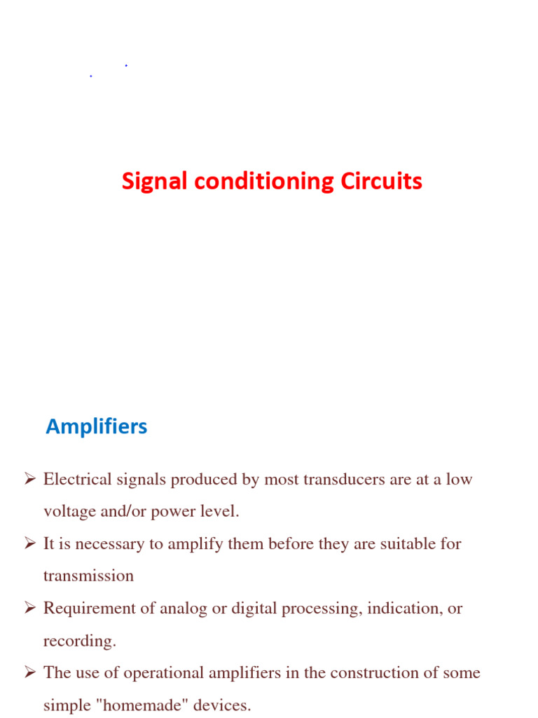 ES202 - Signal Conditioning | PDF | Analog To Digital Converter | Digital Signal