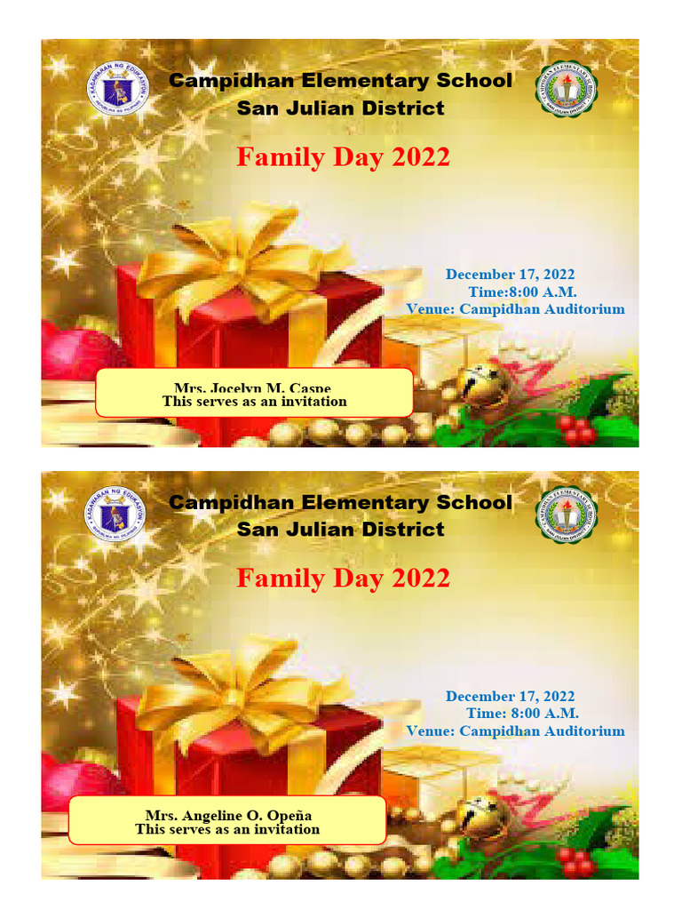 Christmas Program 2022 | PDF