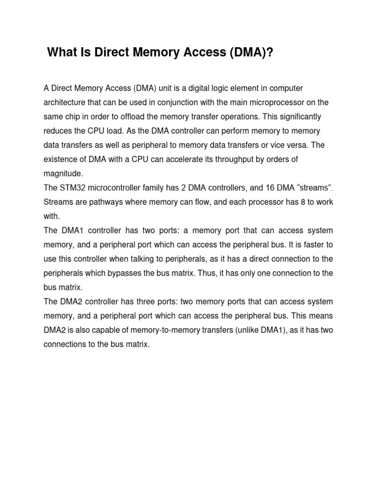 DMA-STM32 | PDF | Microcontroller | Central Processing Unit