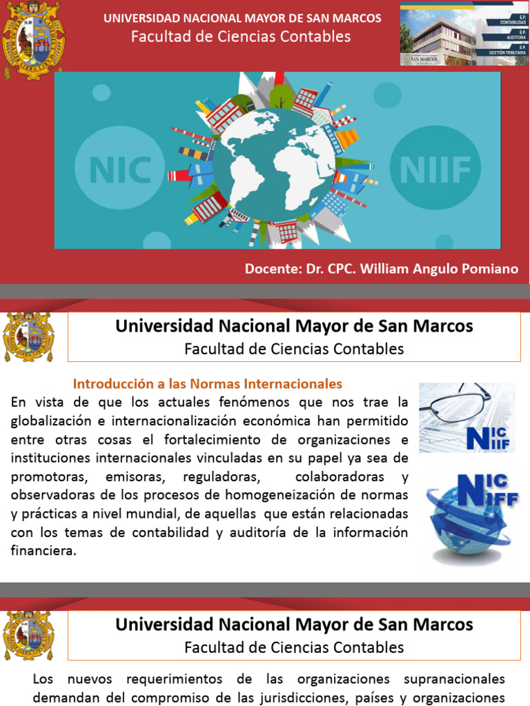 Nic y Niif | PDF | normas internacionales de INFORMACION FINANCIERA ...