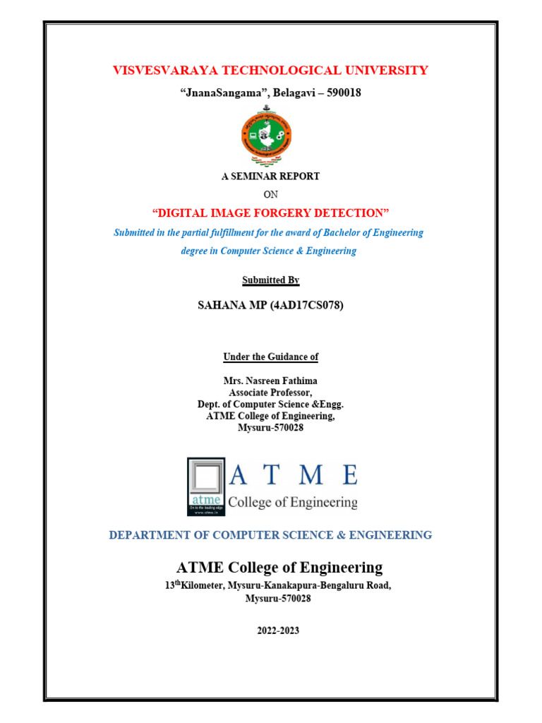 Seminar_Report | PDF | Authentication | Digital Forensics