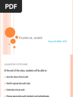 Clinical Audit Report Template | PDF | Audit