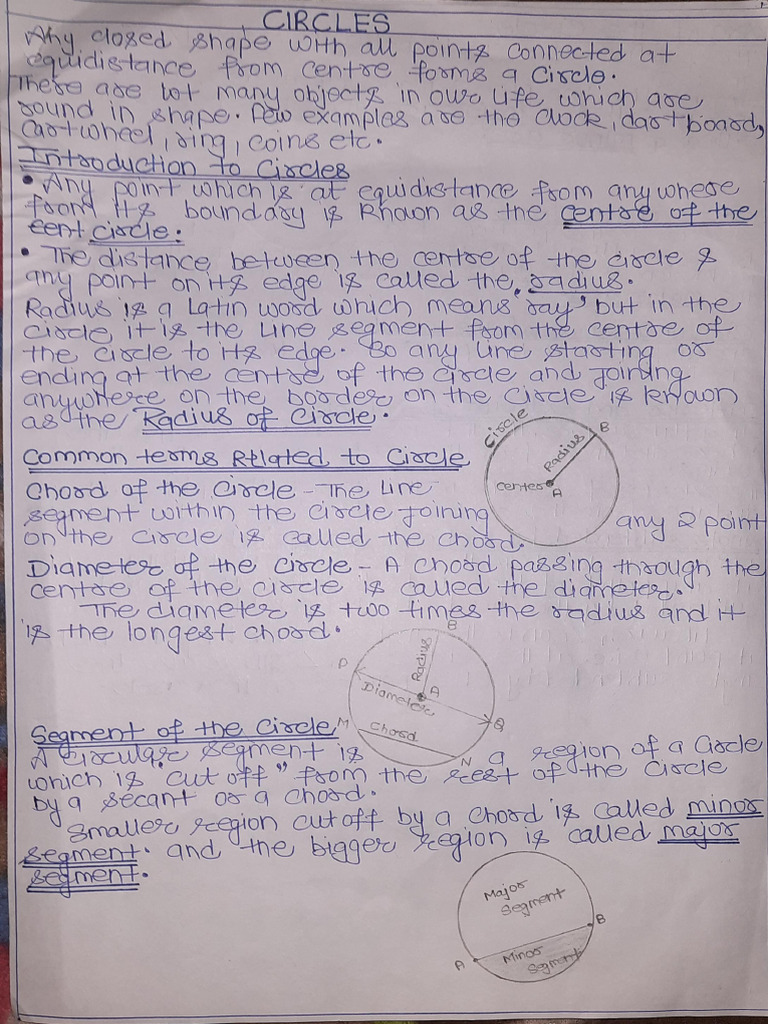 Circle Theorems | PDF