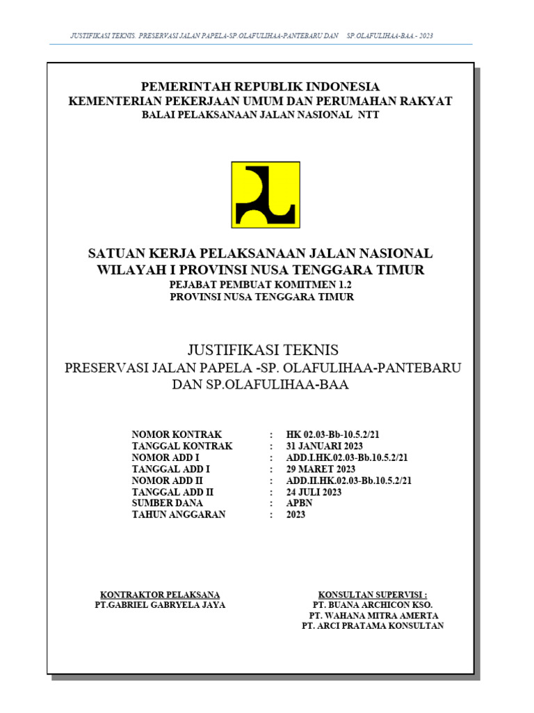 Justek PT GGJ Apbn 2023 | PDF