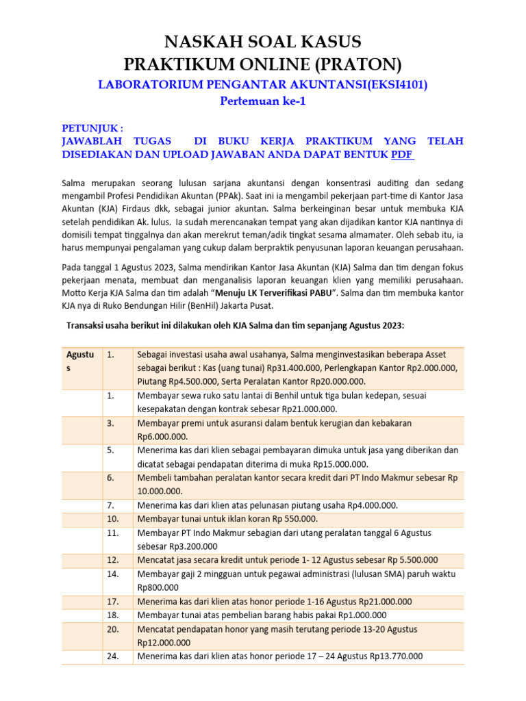 Tugas 1 JU Lab PA 2024 | PDF