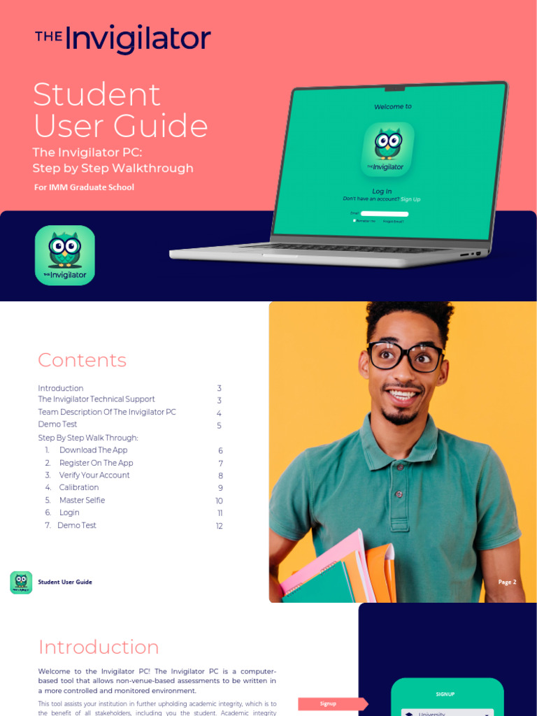 The Invigilator App - Student User Guide - Prais PDF | PDF | Mobile App ...