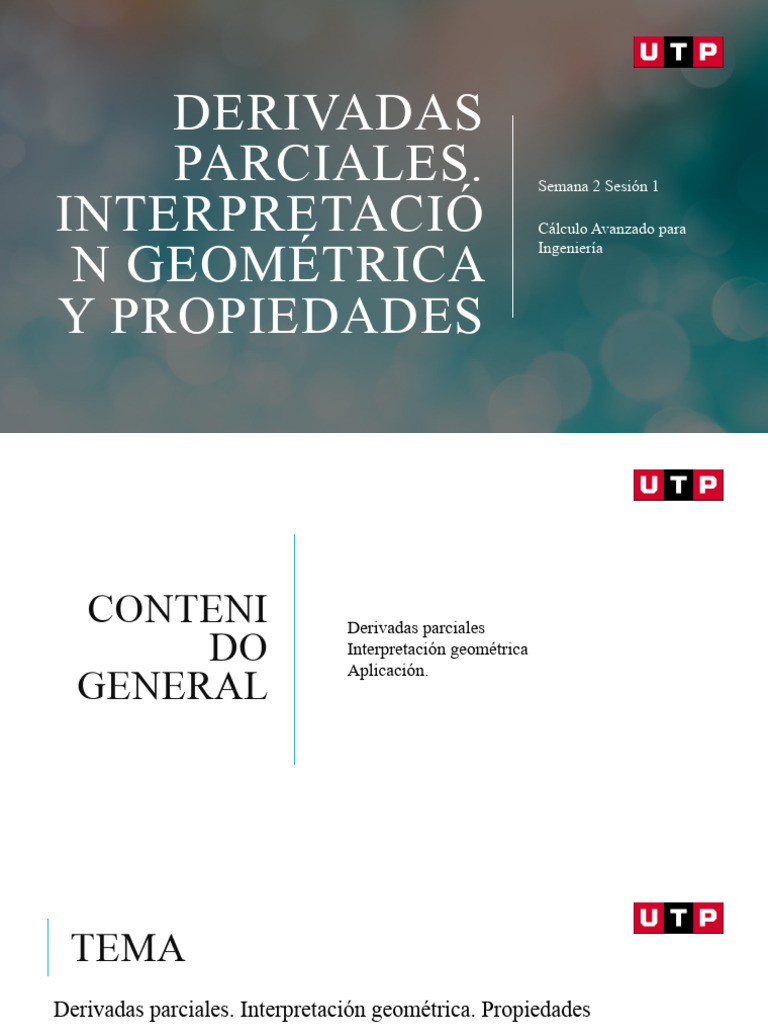 S02 - s1 - Derivadas Parciales | PDF | Derivado | Pendiente