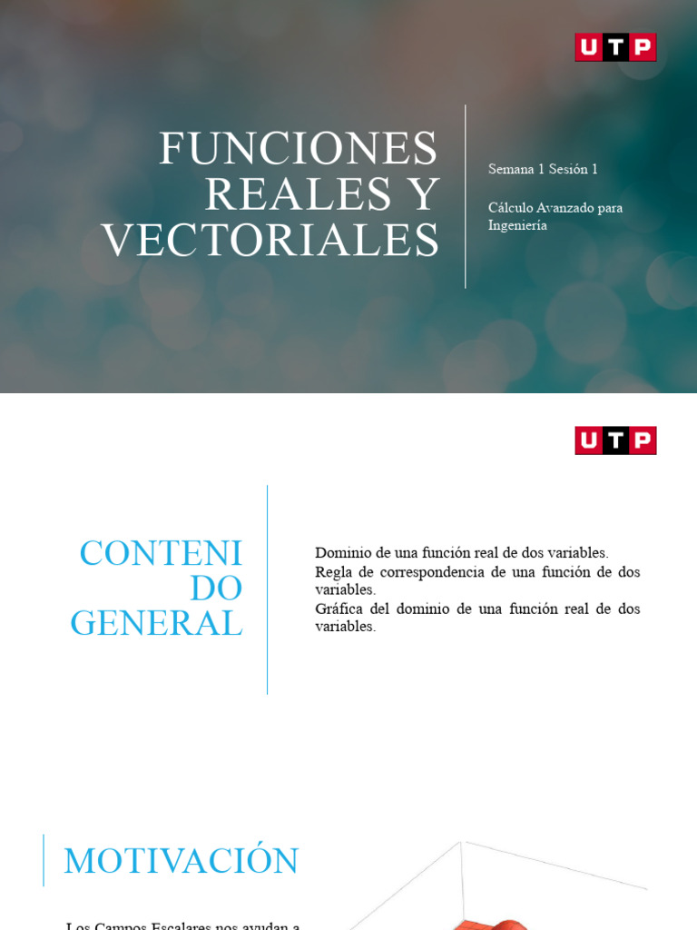 S01 - s1 - Funciones Reales de Varias Variables | PDF | Función (Matemáticas) | Variable ...