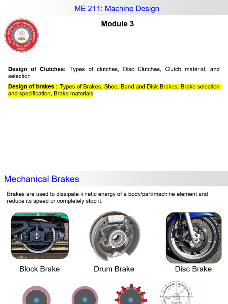 Module 3 Brakes | PDF | Brake | Lever