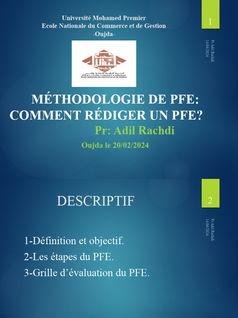 Comment Préparer Un PFE | PDF | Méthode scientifique