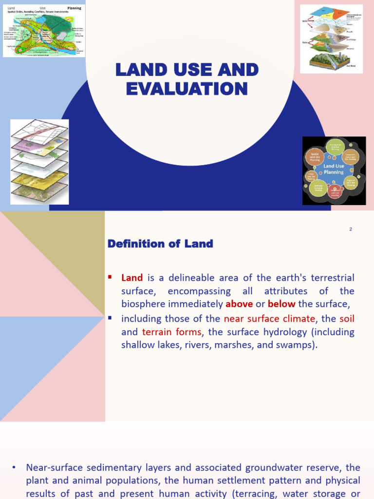 Land Use and Evaluation | PDF | Agriculture | Evaluation