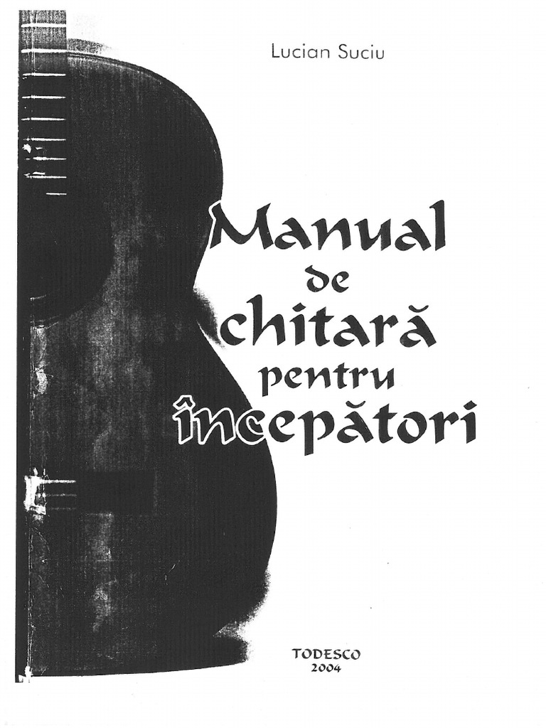 Manual de Chitara Pt. Incepatori | PDF