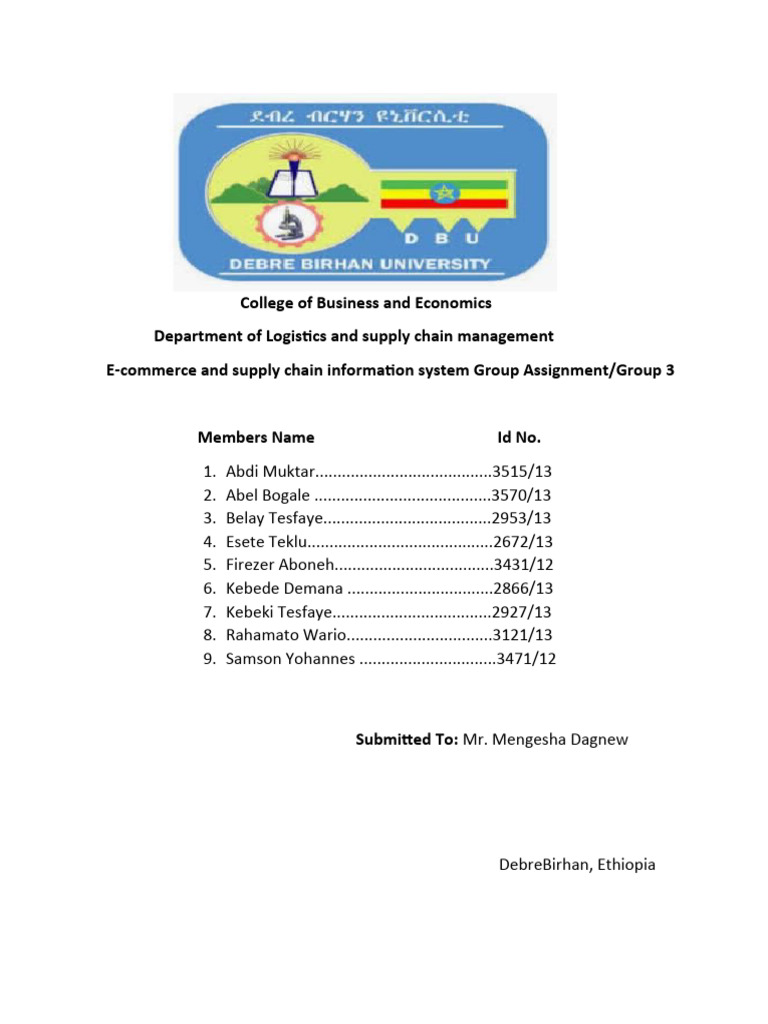 E-Commerce Group Assignment 3 | PDF | Alibaba Group | E Commerce
