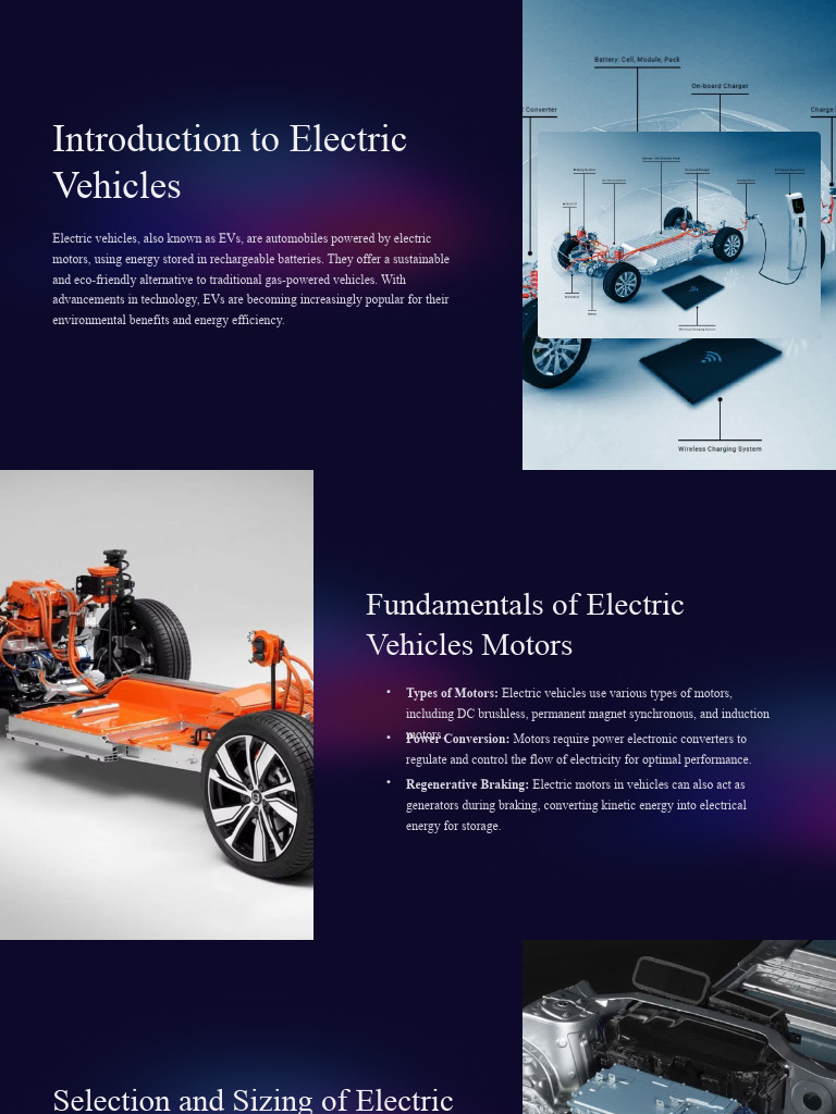 On Electric Vehicles and Their Components | PDF | Electric Vehicle ...