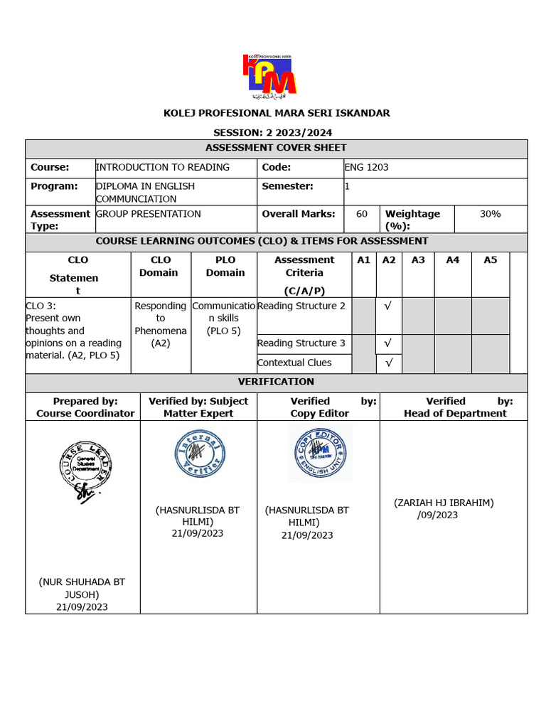 Reading Outline | PDF | Love