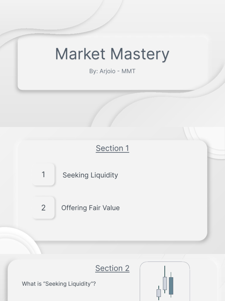 Market Mastery: By: Arjoio - MMT | PDF