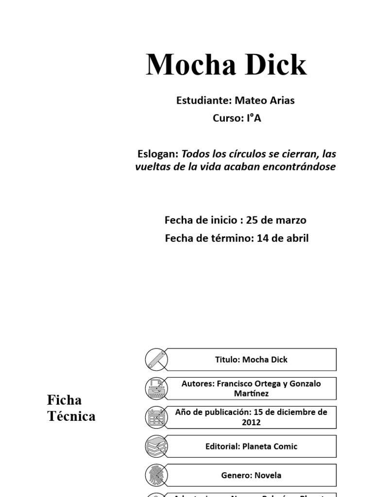 Mocha Dick: Novela Gráfica y Cultura | PDF