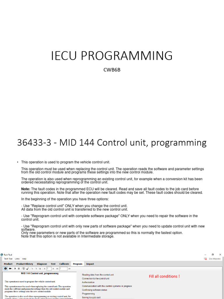 ECU Programming Guide | PDF