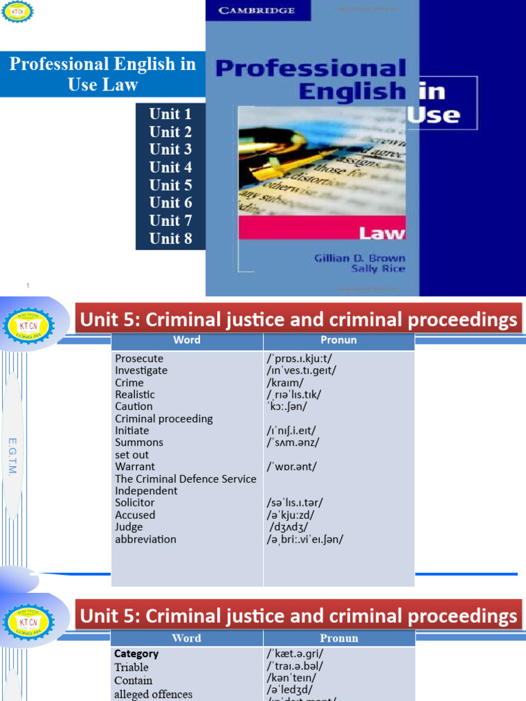 Unit 5 | Download Free PDF | Prosecutor | Arrest