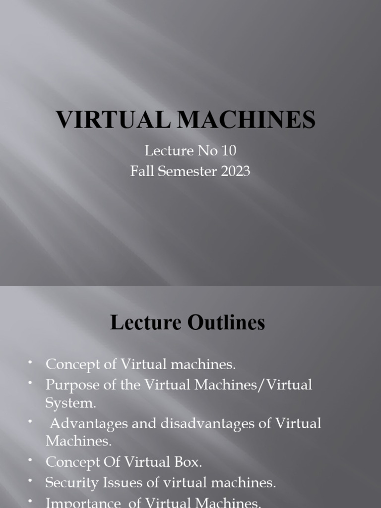 Understanding Virtual Machines and Their Benefits | PDF | Virtualization | Virtual Machine