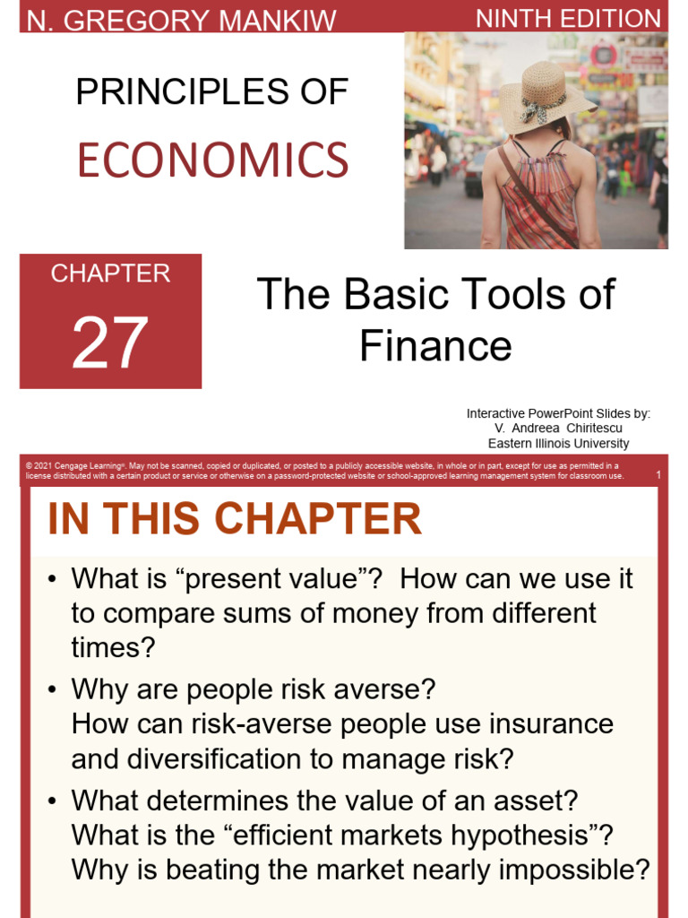Ch27 The Basic Tools of Finance | PDF | Stocks | Risk