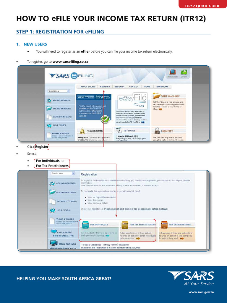 ITR12 How To Efile Your Tax Return | PDF | Password | Taxes
