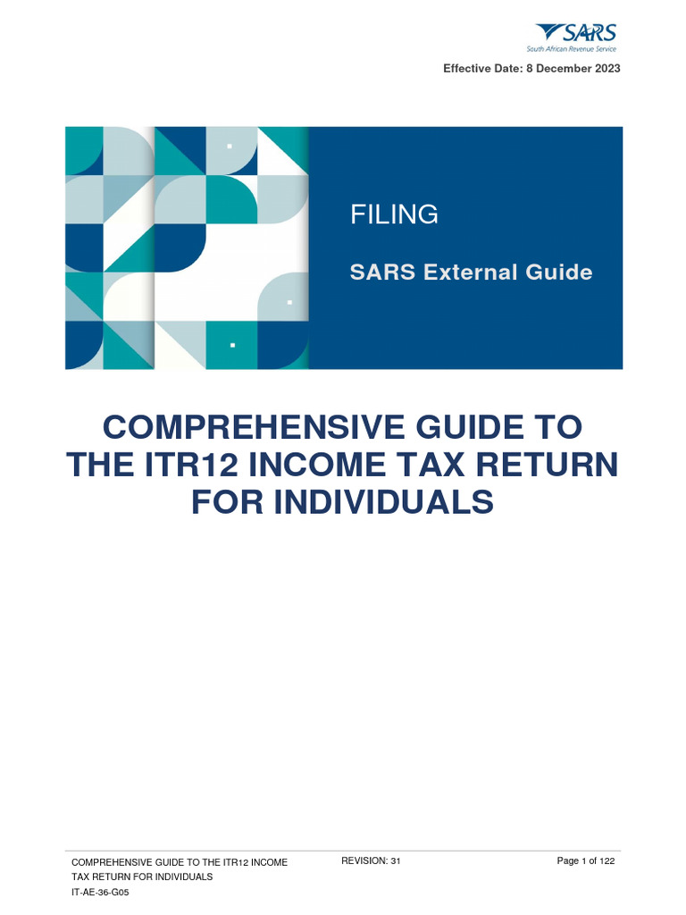 IT AE 36 G05 Comprehensive Guide To The ITR12 Income Tax Return For ...