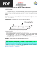 Agility Tests | PDF
