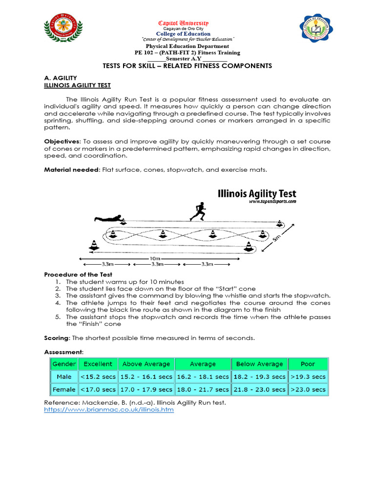 Final Tests For Skill | PDF | Physical Education