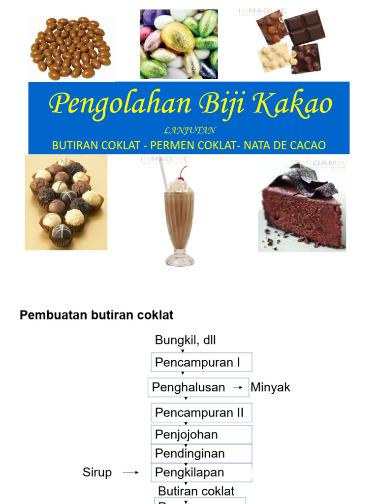 5 Pengolahan Biji Kakao Jadi Coklat Bagian 2 Butiran Coklat Permen ...
