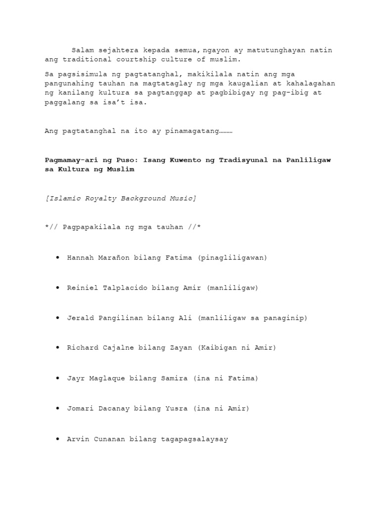 Courtship-of-Muslim-Script-FINAL | PDF