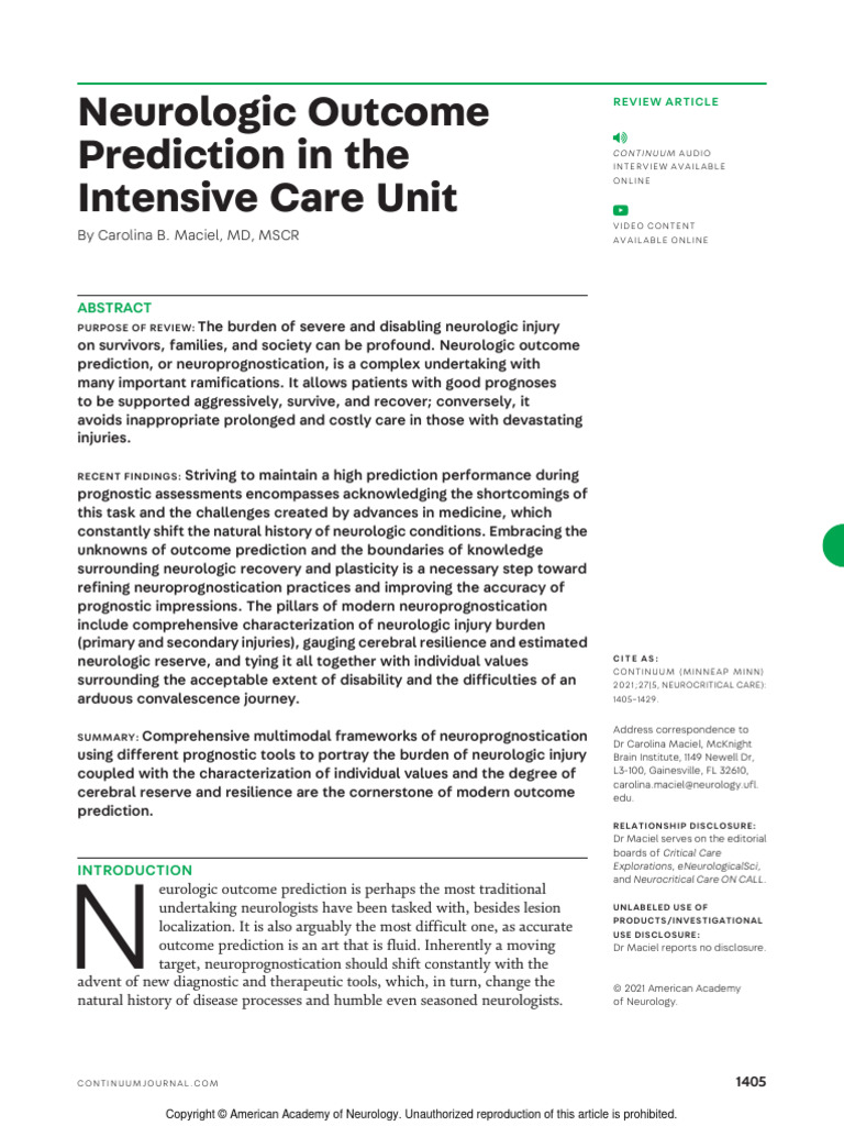 2021_Brain Death_Death by Neurologic Criteria Determination | PDF ...