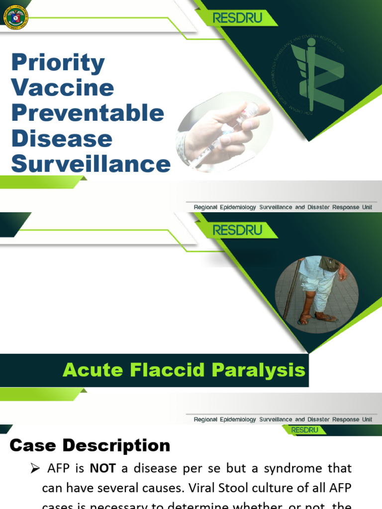 Resdru Presentation - Priority VPD (Afp - Measles - NT) Surveillance ...