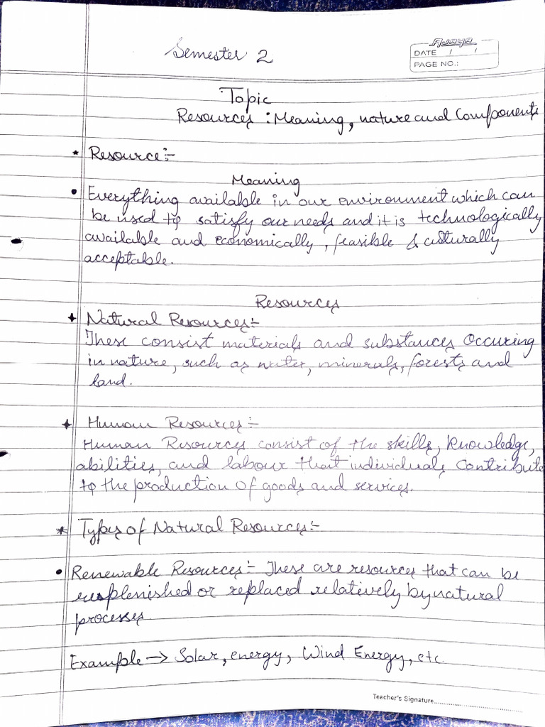 Semester 2 Geo File | PDF
