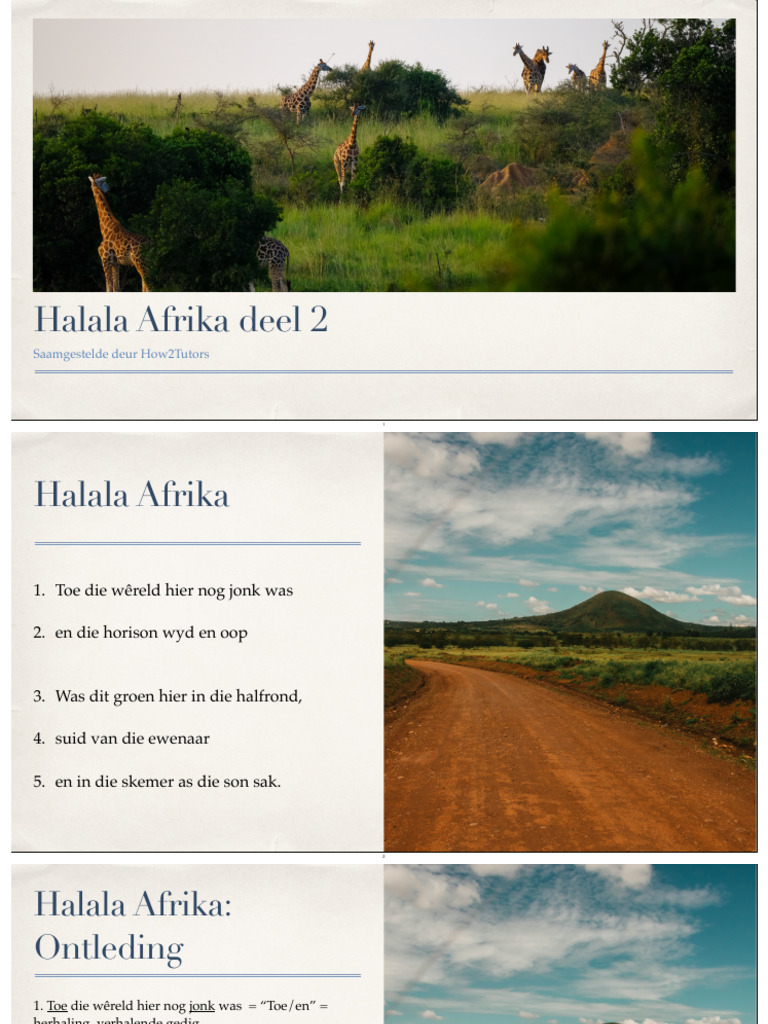 Halala Afrika Part 2 | PDF