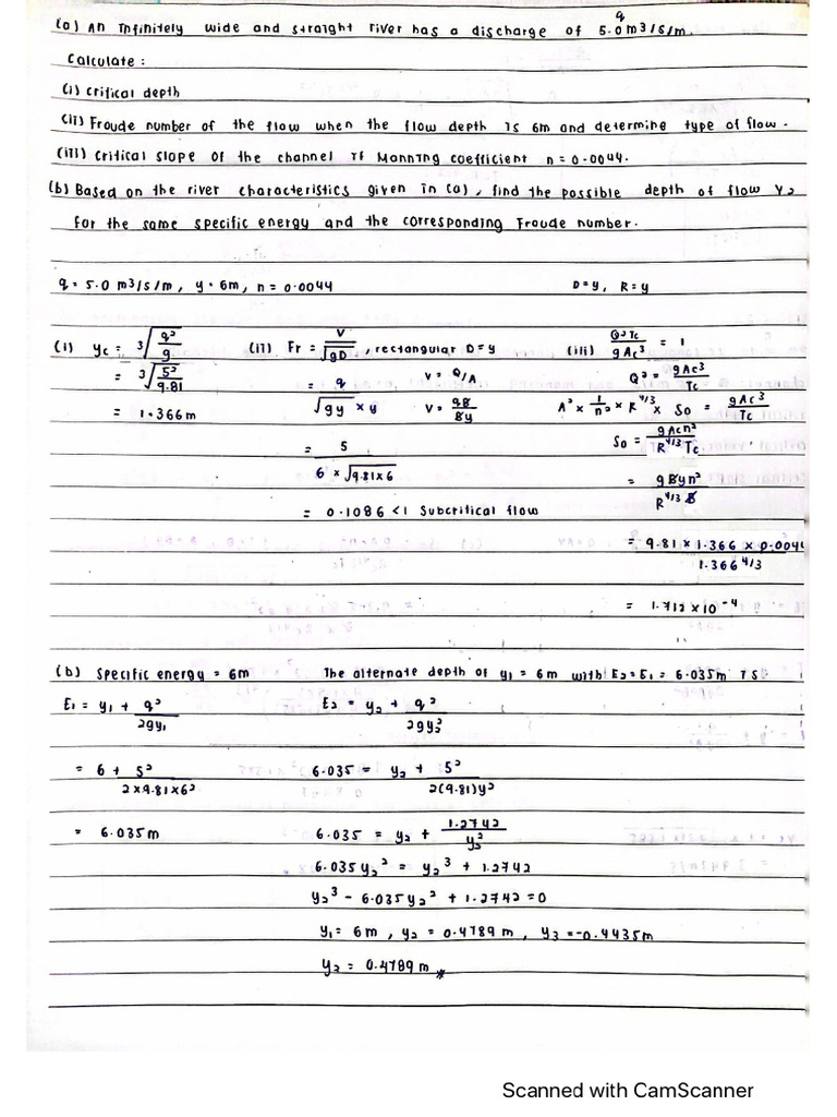 Assignment 2 Hydro | PDF