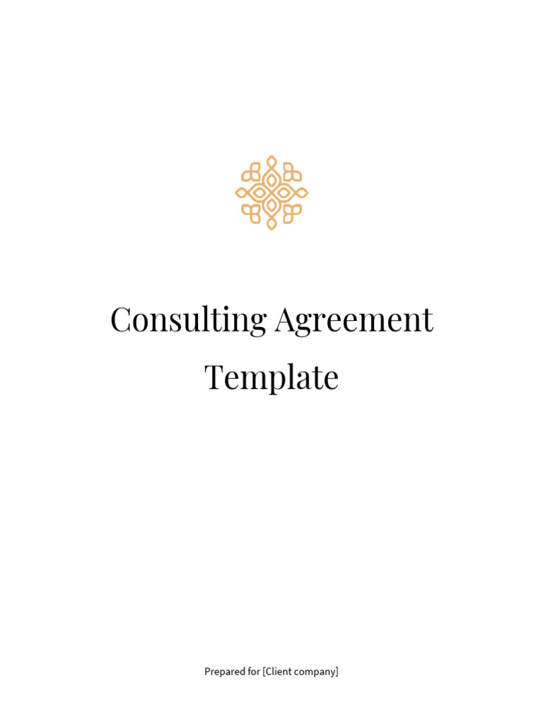 Targeted Case Management Consulting Agreement | PDF | Consultant ...