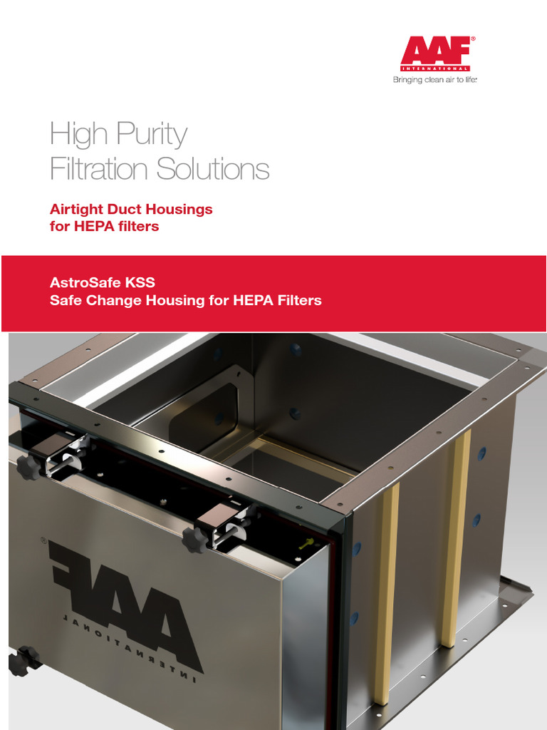 AAF Product Leaflet KSS Housing | PDF | Microbiology