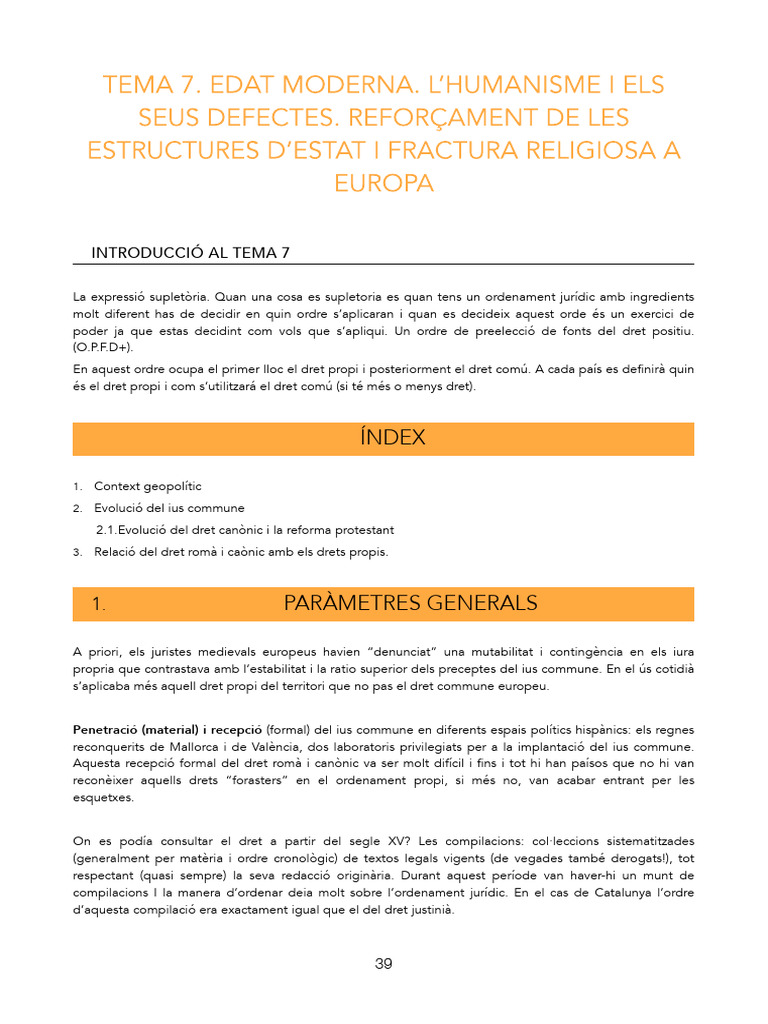 Tema 7. Edat Moderna. | PDF