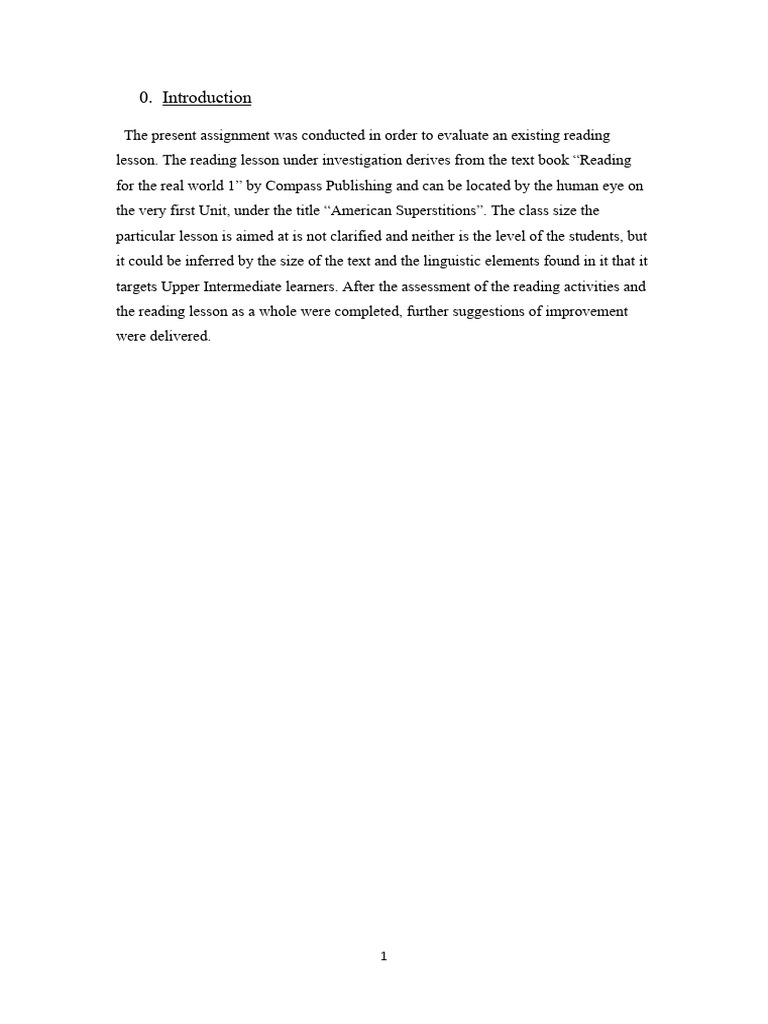 Introduction Pdf Reading Comprehension Vocabulary
