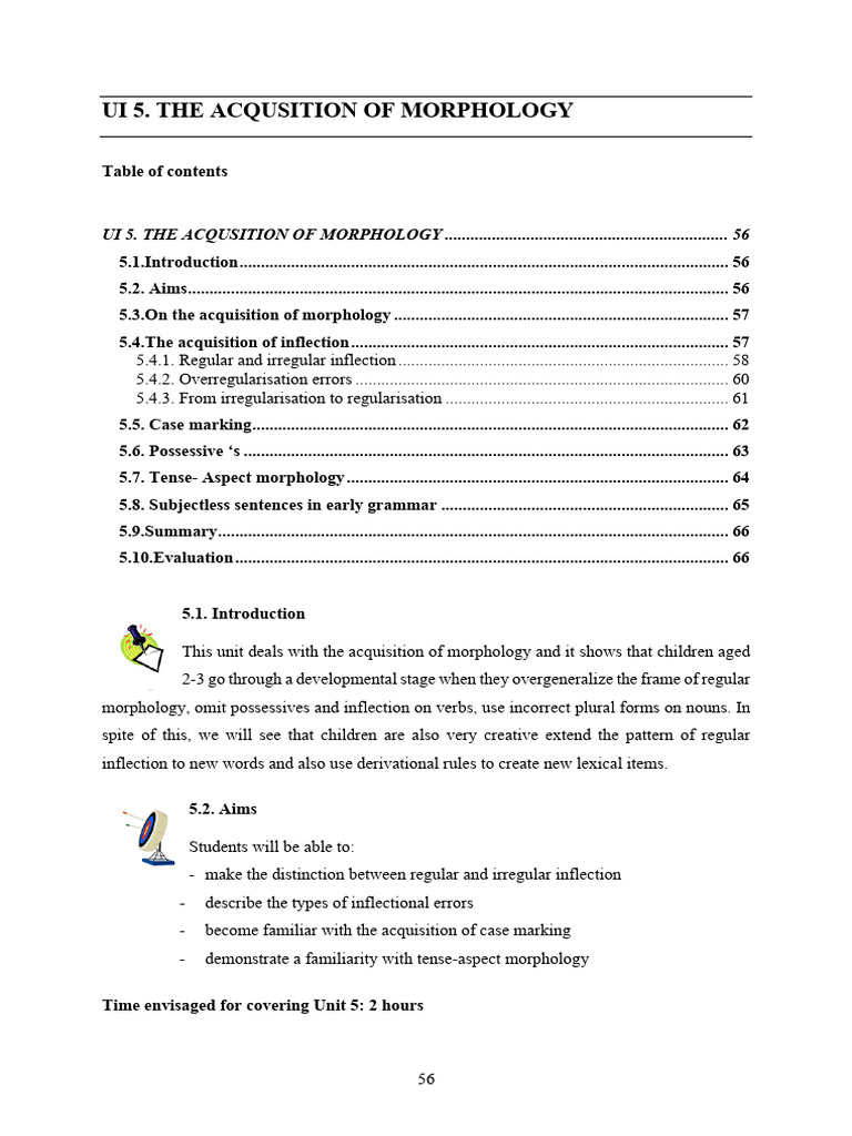 Understanding Morphology Acquisition | PDF | Morphology (Linguistics ...